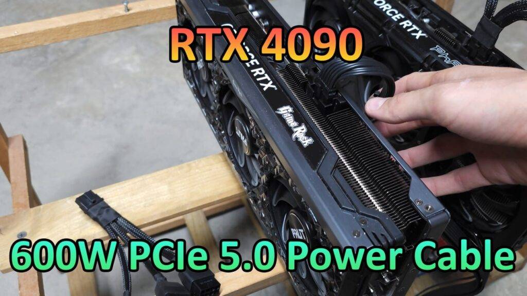 RTX 4090 - Replacing 3x 8-pin Adapter with 600W PCIe 5.0 Power Cable ...