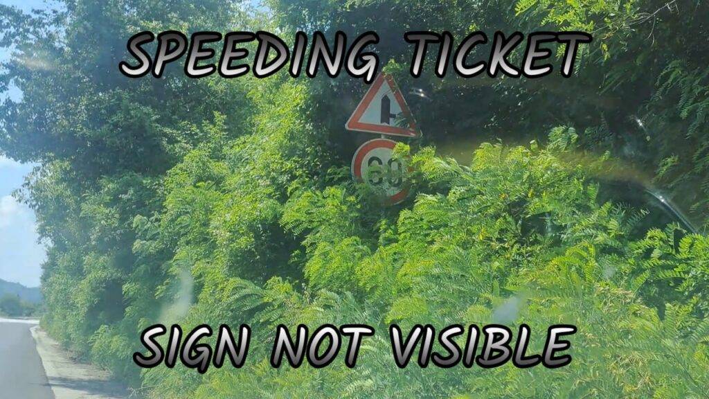 Police look for speeding, speed limit sign is not visible - Snipool